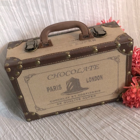 unbranded | Accents | Vintage Look Decorative Travel Small Suitcase Box ...